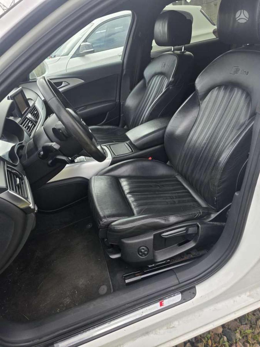 White Audi A6 2013 in Marijampole, with an engine capacity of 3.00 L and mileage of 300 thousand km for 6200 €, photo 16 on AUTOMOTO.COM.LV