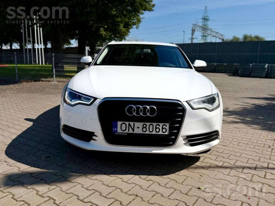 White Audi A6 2013 in Riga, with an engine capacity of 2.00 L and mileage of 354 thousand km for 7150 €, photo 3 on AUTOMOTO.COM.LV