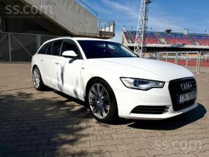 White Audi A6 2013 in Riga, with an engine capacity of 2.00 L and mileage of 354 thousand km for 7150 €, photo 4 on AUTOMOTO.COM.LV