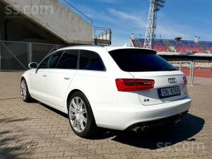 White Audi A6 2013 in Riga, with an engine capacity of 2.00 L and mileage of 354 thousand km for 7150 €, photo 6 on AUTOMOTO.COM.LV