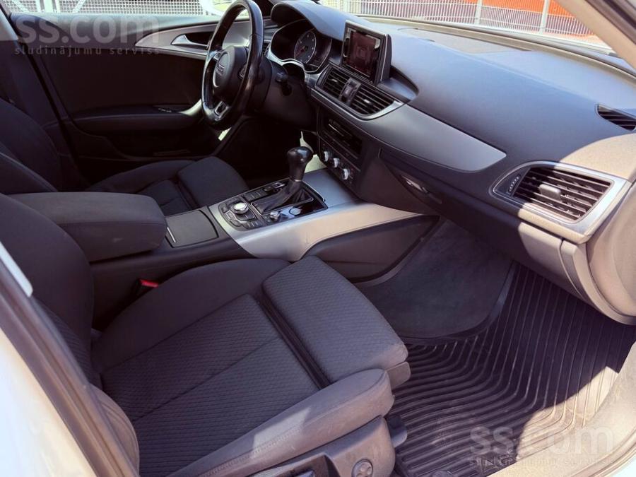 White Audi A6 2013 in Riga, with an engine capacity of 2.00 L and mileage of 354 thousand km for 7150 €, photo 11 on AUTOMOTO.COM.LV