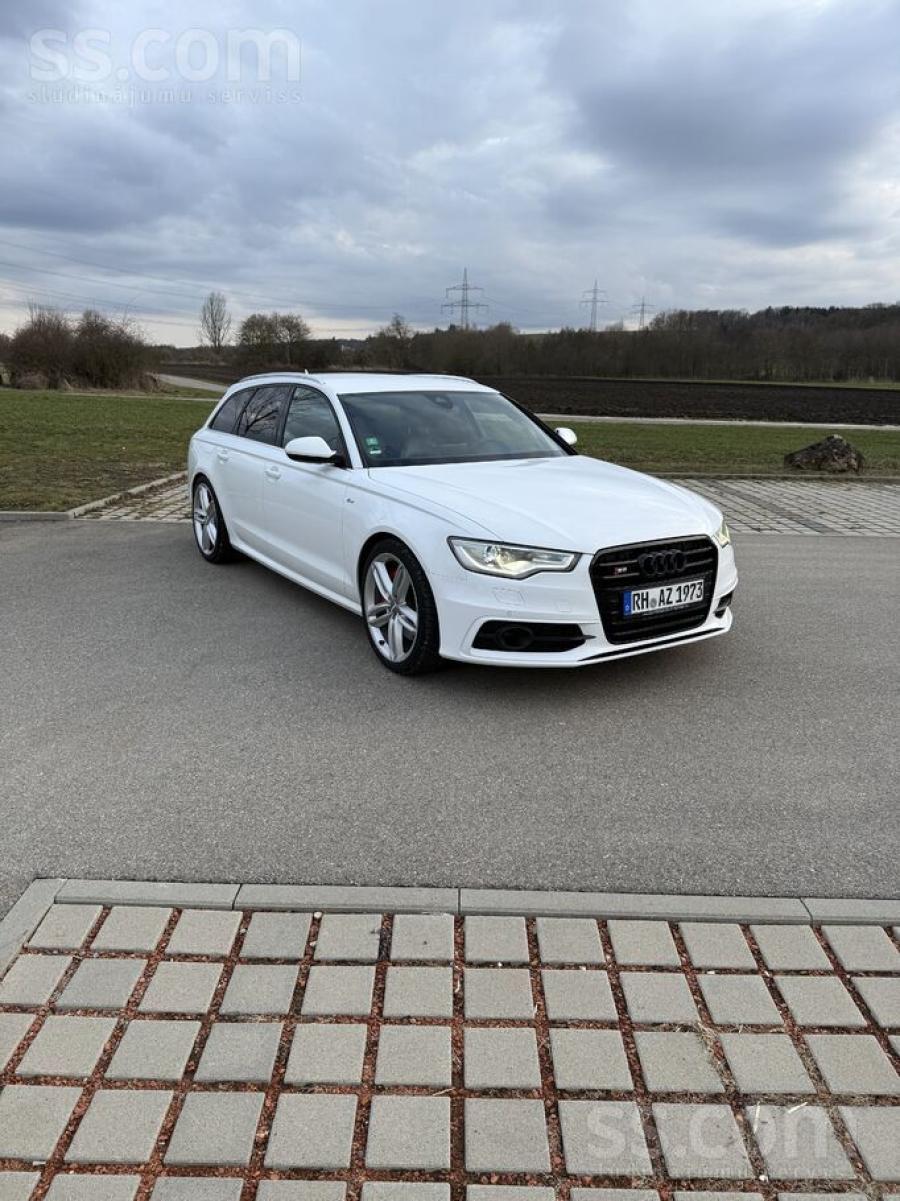 White Audi A6 2013 in Liepaja, with an engine capacity of 3.00 L and mileage of 167 thousand km for 15800 €, photo 4 on AUTOMOTO.COM.LV