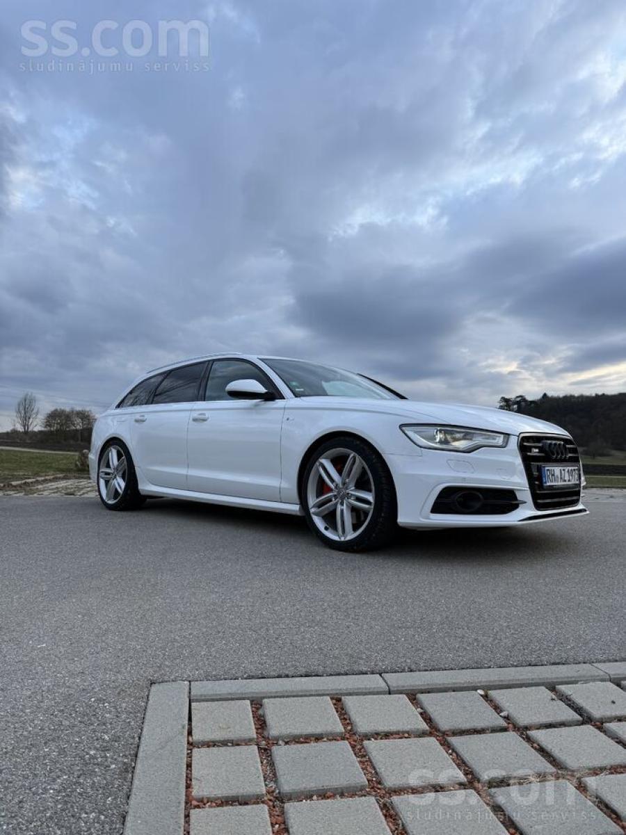 White Audi A6 2013 in Liepaja, with an engine capacity of 3.00 L and mileage of 167 thousand km for 15800 €, photo 5 on AUTOMOTO.COM.LV