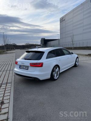 White Audi A6 2013 in Liepaja, with an engine capacity of 3.00 L and mileage of 167 thousand km for 15800 €, photo 6 on AUTOMOTO.COM.LV