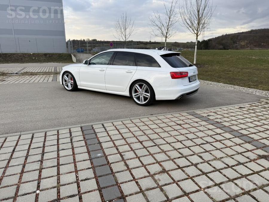 White Audi A6 2013 in Liepaja, with an engine capacity of 3.00 L and mileage of 167 thousand km for 15800 €, photo 7 on AUTOMOTO.COM.LV