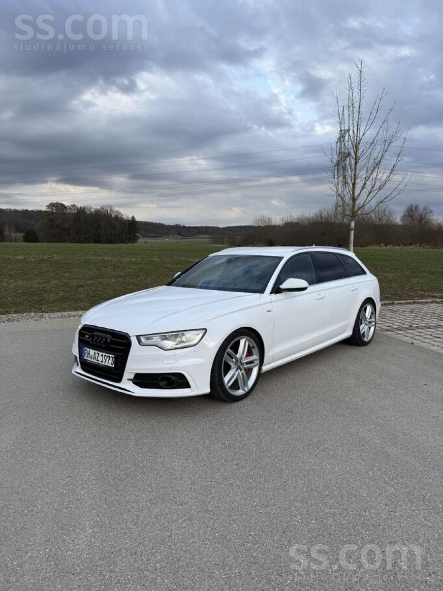 White Audi A6 2013 in Liepaja, with an engine capacity of 3.00 L and mileage of 167 thousand km for 15800 €, photo 10 on AUTOMOTO.COM.LV