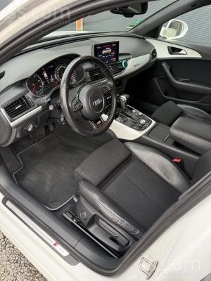 White Audi A6 2013 in Liepaja, with an engine capacity of 3.00 L and mileage of 167 thousand km for 15800 €, photo 16 on AUTOMOTO.COM.LV
