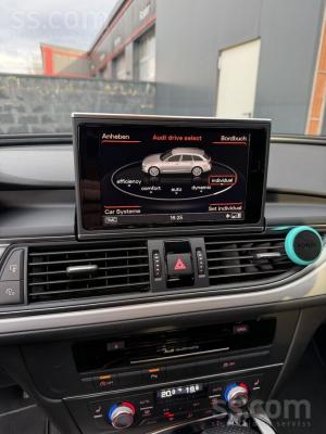 White Audi A6 2013 in Liepaja, with an engine capacity of 3.00 L and mileage of 167 thousand km for 15800 €, photo 18 on AUTOMOTO.COM.LV