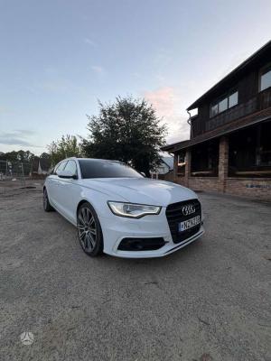Balts Audi A6 2013 Kauņa, ar dzinēja tilpumu 2.97 L un nobraukumu 320 tūkst. km par 8900 €, foto  vietnē AUTOMOTO.COM.LV
