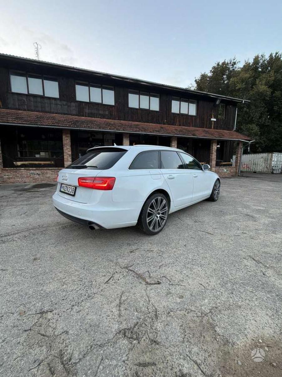 Balts Audi A6 2013 Kauņa, ar dzinēja tilpumu 2.97 L un nobraukumu 320 tūkst. km par 8900 €, foto 4 vietnē AUTOMOTO.COM.LV