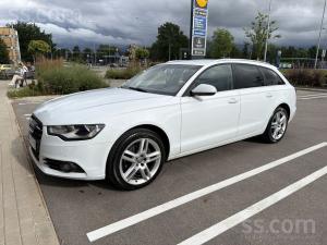 White Audi A6 2013 in Riga, with an engine capacity of 3.00 L and mileage of 438 thousand km for 6900 €, photo  on AUTOMOTO.COM.LV