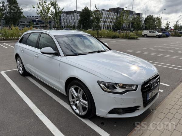 White Audi A6 2013 in Riga, with an engine capacity of 3.00 L and mileage of 438 thousand km for 6900 €, photo 3 on AUTOMOTO.COM.LV
