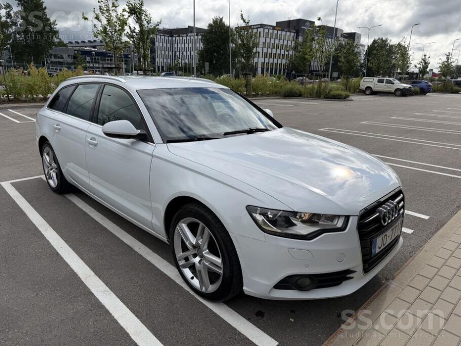 White Audi A6 2013 in Riga, with an engine capacity of 3.00 L and mileage of 438 thousand km for 6900 €, photo 3 on AUTOMOTO.COM.LV