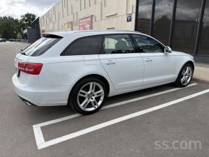 White Audi A6 2013 in Riga, with an engine capacity of 3.00 L and mileage of 438 thousand km for 6900 €, photo 5 on AUTOMOTO.COM.LV