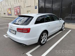 White Audi A6 2013 in Riga, with an engine capacity of 3.00 L and mileage of 438 thousand km for 6900 €, photo 6 on AUTOMOTO.COM.LV
