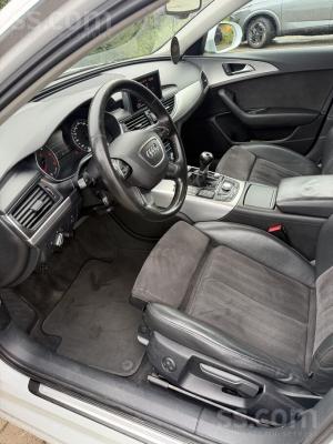 White Audi A6 2013 in Riga, with an engine capacity of 3.00 L and mileage of 438 thousand km for 6900 €, photo 9 on AUTOMOTO.COM.LV