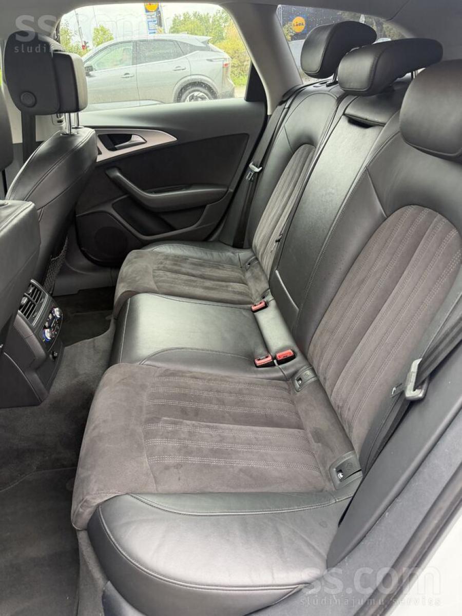 White Audi A6 2013 in Riga, with an engine capacity of 3.00 L and mileage of 438 thousand km for 6900 €, photo 12 on AUTOMOTO.COM.LV