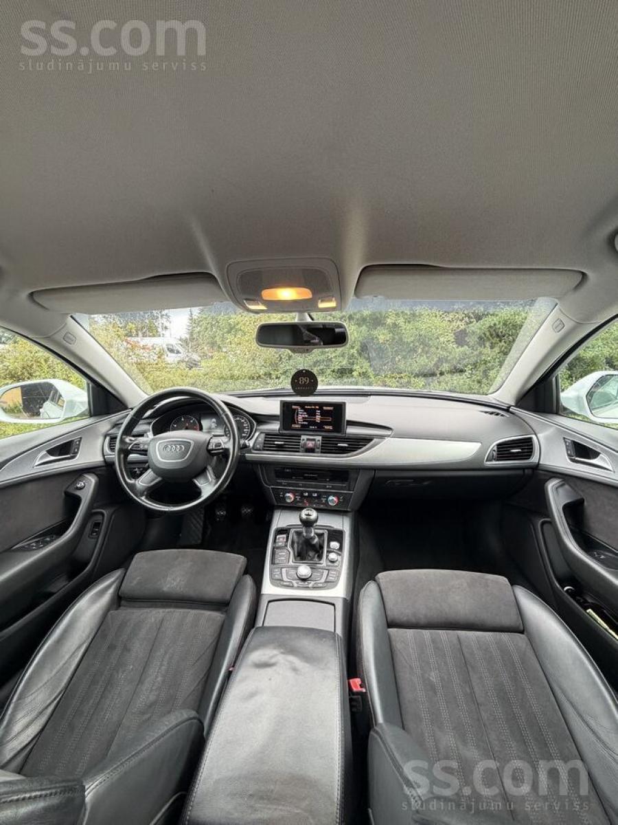 White Audi A6 2013 in Riga, with an engine capacity of 3.00 L and mileage of 438 thousand km for 6900 €, photo 13 on AUTOMOTO.COM.LV