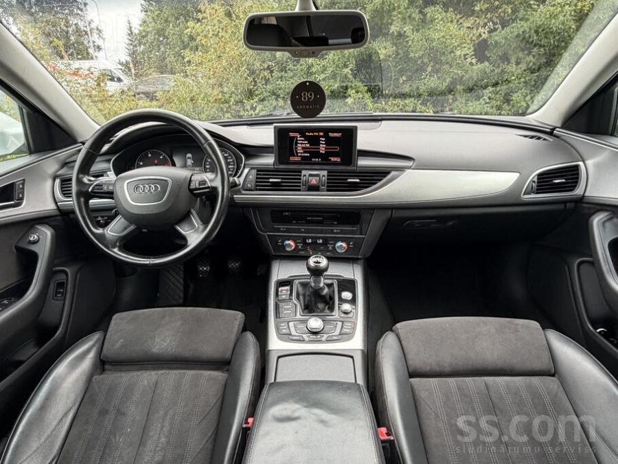White Audi A6 2013 in Riga, with an engine capacity of 3.00 L and mileage of 438 thousand km for 6900 €, photo 14 on AUTOMOTO.COM.LV