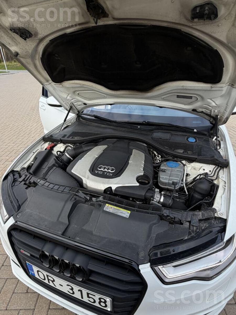 Balts Audi A6 2013 Rīga, ar dzinēja tilpumu 3.00 L un nobraukumu 421 tūkst. km par 14990 €, foto 27 vietnē AUTOMOTO.COM.LV