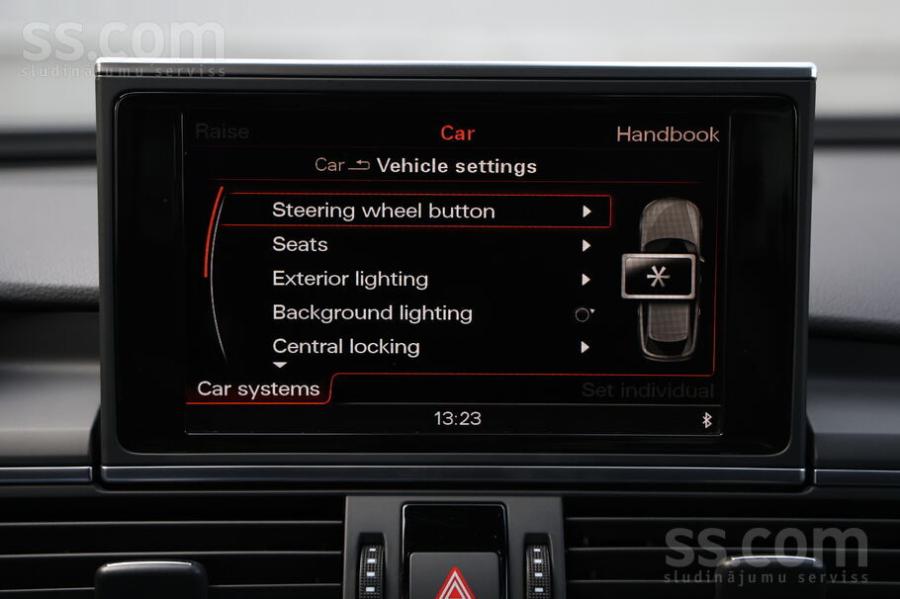 Balts Audi A6 2013 Tukums, ar dzinēja tilpumu 3.00 L un nobraukumu 235 tūkst. km par 13900 €, foto 21 vietnē AUTOMOTO.COM.LV
