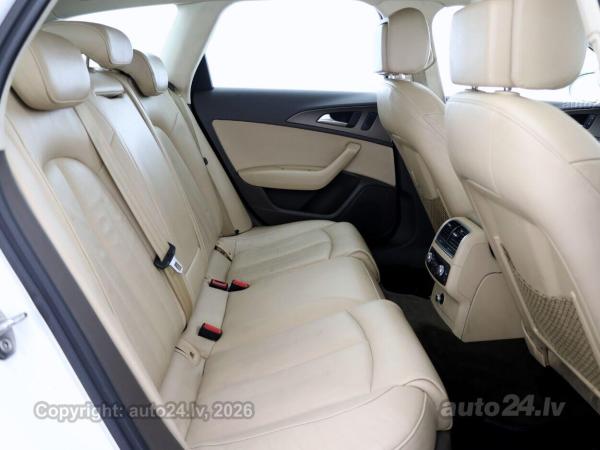 White Audi A6 2014 in Tallinn, with an engine capacity of 3.00 L and mileage of 377 thousand km for 5999 €, photo 7 on AUTOMOTO.COM.LV