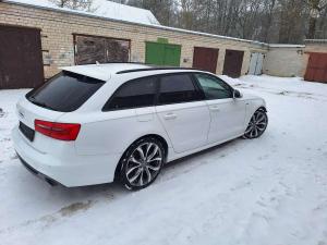 White Audi A6 2014 in Prienai, with an engine capacity of 2.97 L and mileage of 264 thousand km for 7600 €, photo 16 on AUTOMOTO.COM.LV