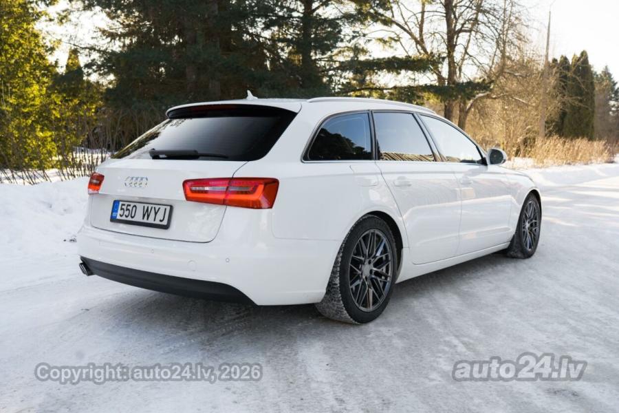 White Audi A6 2014 in Tartu, with an engine capacity of 2.00 L and mileage of 292 thousand km for 8500 €, photo 4 on AUTOMOTO.COM.LV