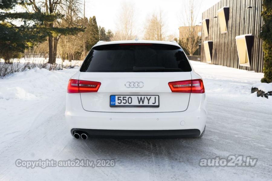 White Audi A6 2014 in Tartu, with an engine capacity of 2.00 L and mileage of 292 thousand km for 8500 €, photo 5 on AUTOMOTO.COM.LV
