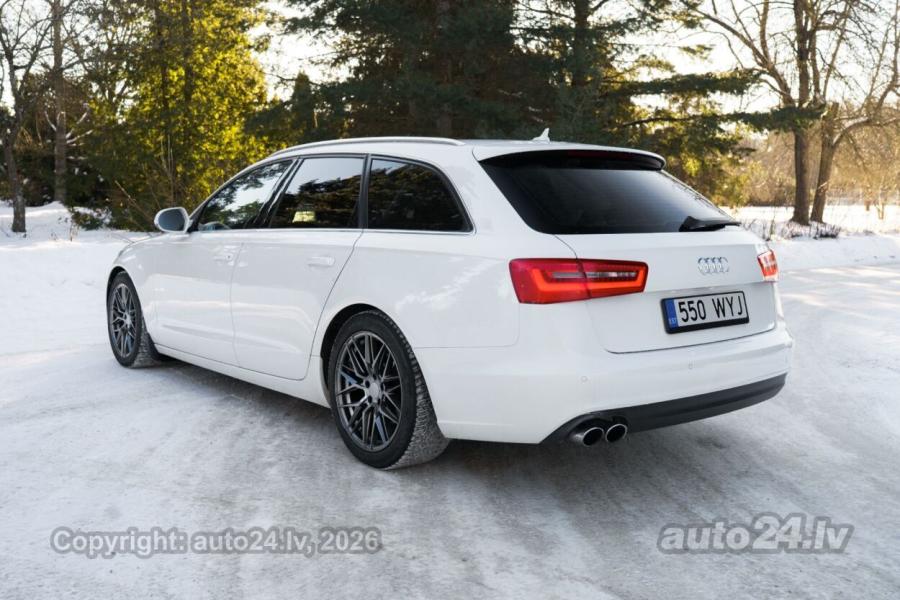 White Audi A6 2014 in Tartu, with an engine capacity of 2.00 L and mileage of 292 thousand km for 8500 €, photo 6 on AUTOMOTO.COM.LV