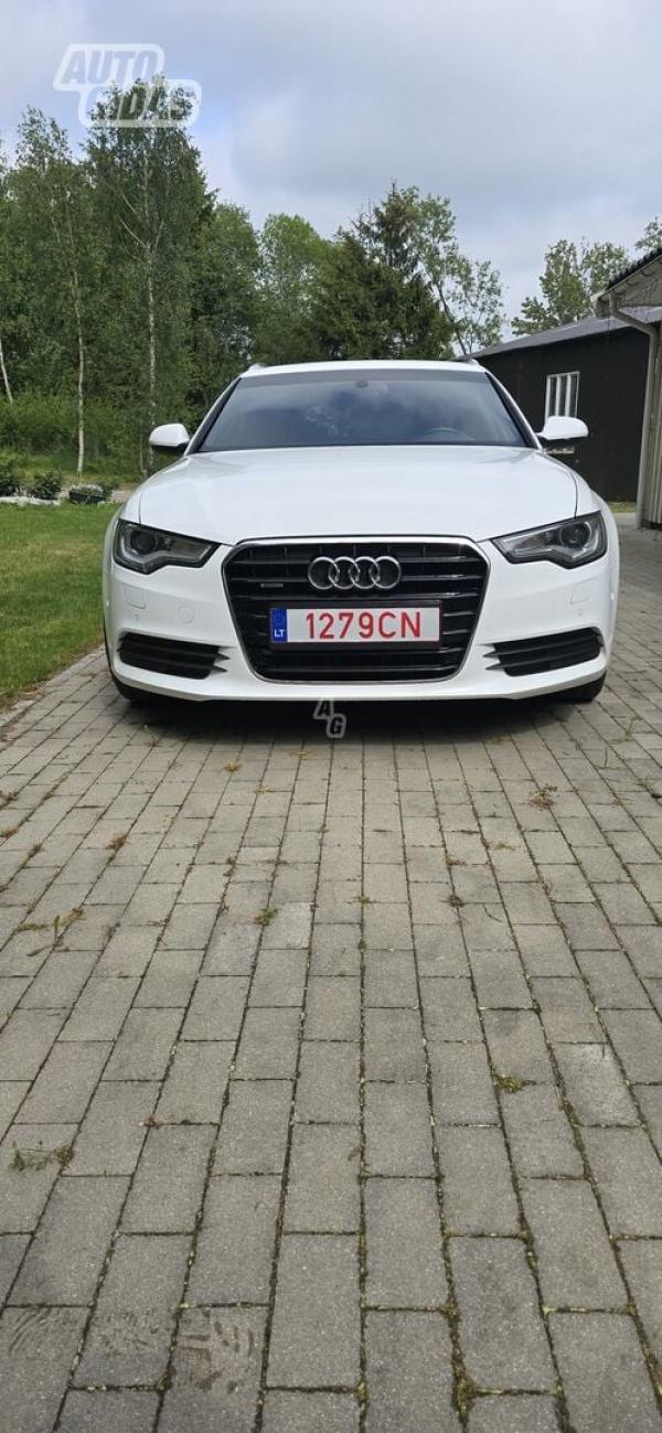 White Audi A6 2014 in Klaipeda, with an engine capacity of 3.00 L and mileage of 360 thousand km for 9100 €, photo 1 on AUTOMOTO.COM.LV