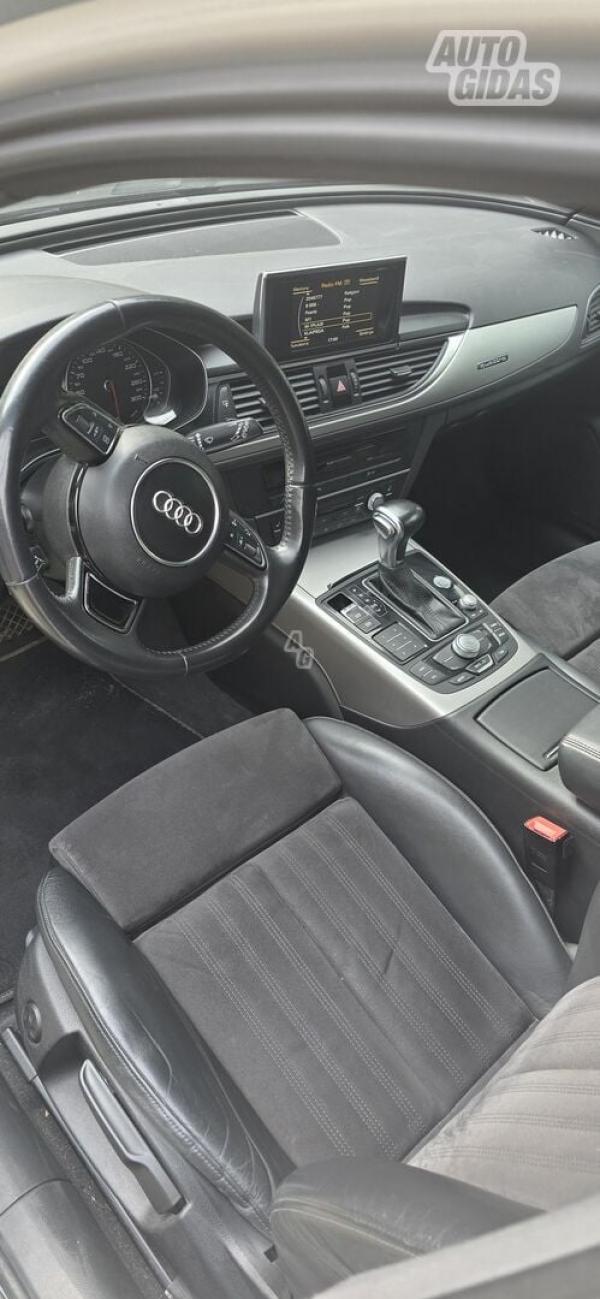 White Audi A6 2014 in Klaipeda, with an engine capacity of 3.00 L and mileage of 360 thousand km for 9100 €, photo 6 on AUTOMOTO.COM.LV