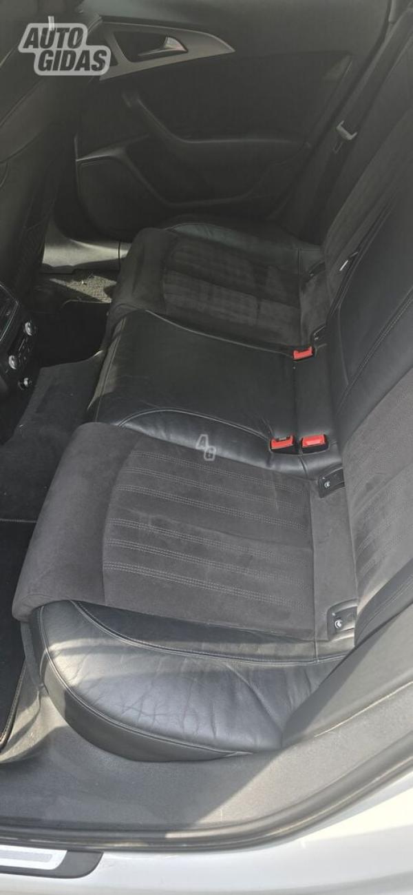 White Audi A6 2014 in Klaipeda, with an engine capacity of 3.00 L and mileage of 360 thousand km for 9100 €, photo 7 on AUTOMOTO.COM.LV