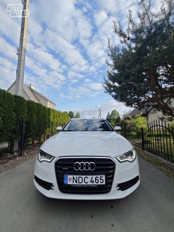 White Audi A6 2014 in Vilnius, with an engine capacity of 3.00 L and mileage of 360 thousand km for 6600 €, photo 1 on AUTOMOTO.COM.LV
