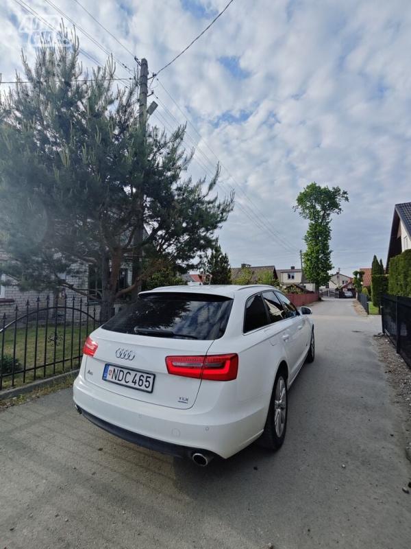 White Audi A6 2014 in Vilnius, with an engine capacity of 3.00 L and mileage of 360 thousand km for 6600 €, photo 6 on AUTOMOTO.COM.LV