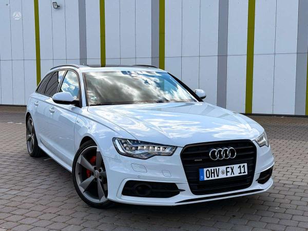 White Audi A6 2014 in Raseiniai, with an engine capacity of 2.97 L and mileage of 251 thousand km for 13700 €, photo 1 on AUTOMOTO.COM.LV