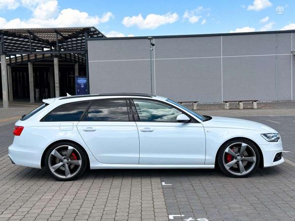 White Audi A6 2014 in Raseiniai, with an engine capacity of 2.97 L and mileage of 251 thousand km for 13700 €, photo 6 on AUTOMOTO.COM.LV