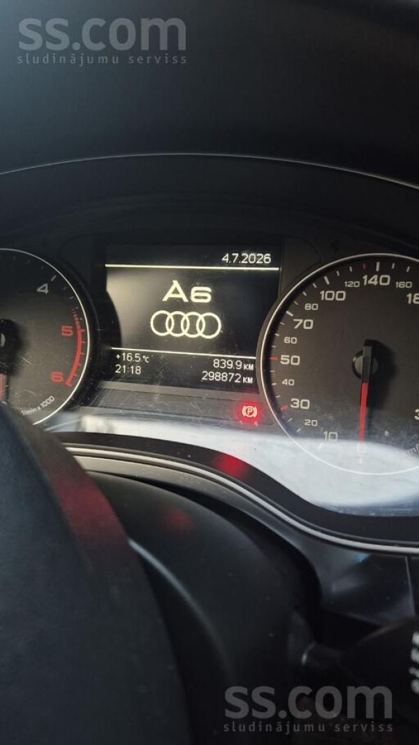 Balts Audi A6 2014 Rēzekne, ar dzinēja tilpumu 2.00 L un nobraukumu 299 tūkst. km par 14000 €, foto 2 vietnē AUTOMOTO.COM.LV