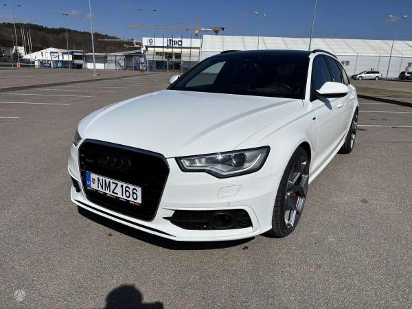 White Audi A6 2014 in Vilnius, with an engine capacity of 3.00 L and mileage of 190 thousand km for 16500 €, photo 4 on AUTOMOTO.COM.LV