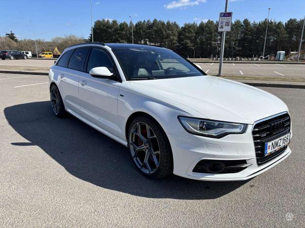 White Audi A6 2014 in Vilnius, with an engine capacity of 3.00 L and mileage of 190 thousand km for 16500 €, photo 7 on AUTOMOTO.COM.LV