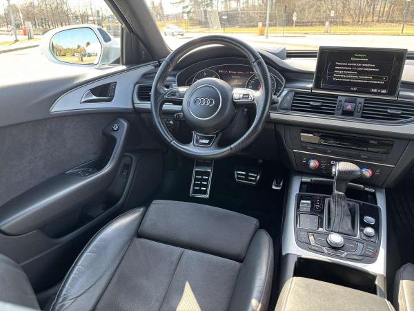 White Audi A6 2014 in Vilnius, with an engine capacity of 3.00 L and mileage of 190 thousand km for 16500 €, photo 9 on AUTOMOTO.COM.LV