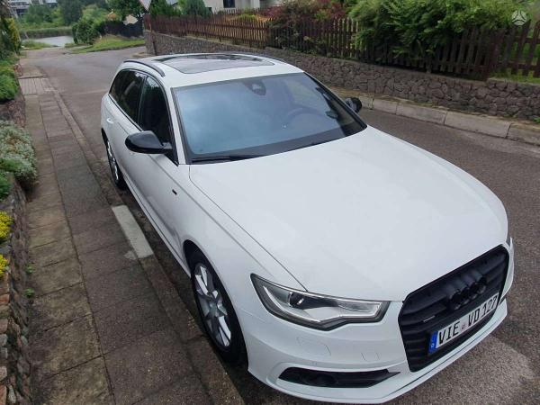 Balts Audi A6 2014 Viļņa, ar dzinēja tilpumu 2.97 L un nobraukumu 304 tūkst. km par 12300 €, foto 1 vietnē AUTOMOTO.COM.LV