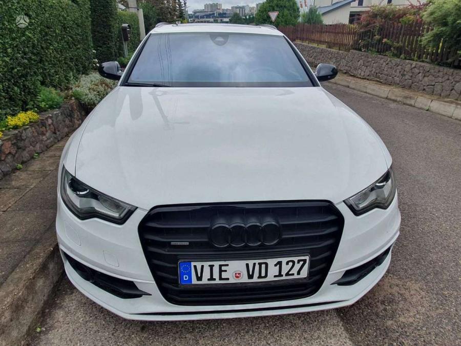 Balts Audi A6 2014 Viļņa, ar dzinēja tilpumu 2.97 L un nobraukumu 304 tūkst. km par 12300 €, foto 3 vietnē AUTOMOTO.COM.LV