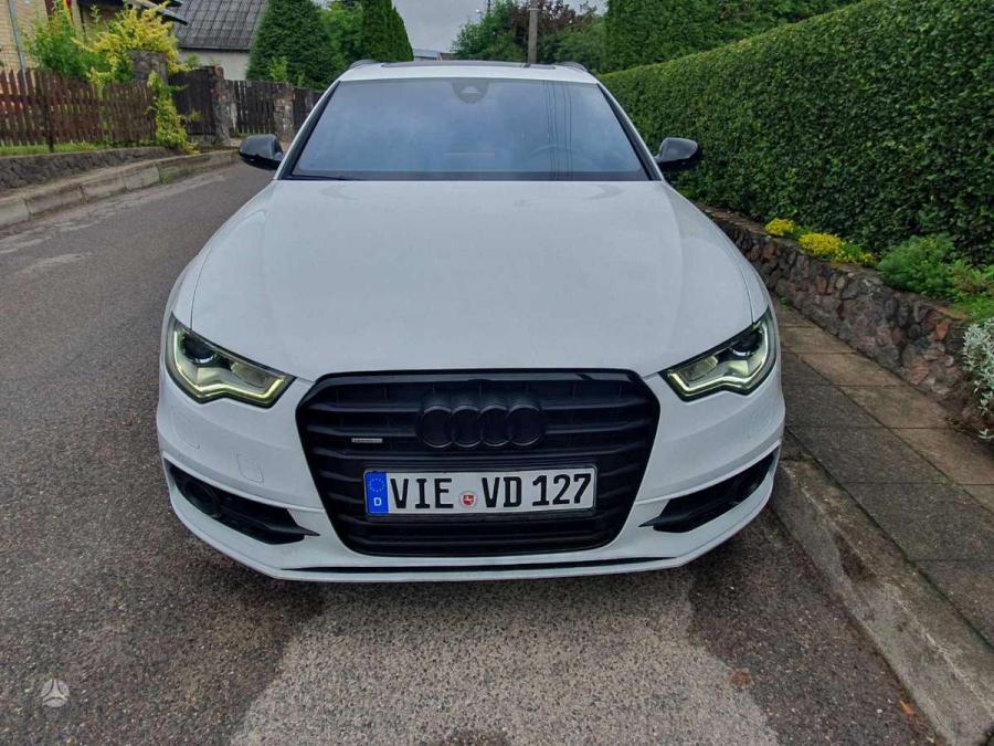 Balts Audi A6 2014 Viļņa, ar dzinēja tilpumu 2.97 L un nobraukumu 304 tūkst. km par 12300 €, foto 4 vietnē AUTOMOTO.COM.LV
