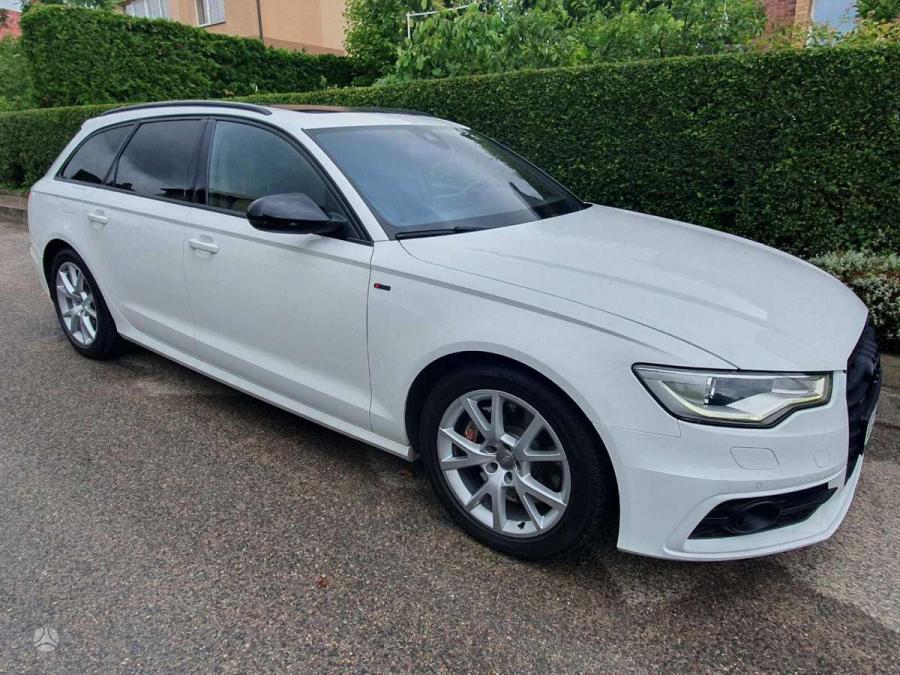Balts Audi A6 2014 Viļņa, ar dzinēja tilpumu 2.97 L un nobraukumu 304 tūkst. km par 12300 €, foto 5 vietnē AUTOMOTO.COM.LV