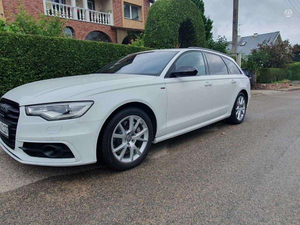Balts Audi A6 2014 Viļņa, ar dzinēja tilpumu 2.97 L un nobraukumu 304 tūkst. km par 12300 €, foto 5 vietnē AUTOMOTO.COM.LV