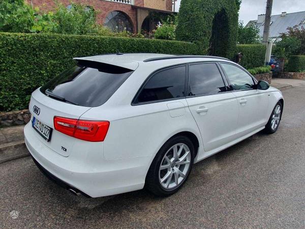 Balts Audi A6 2014 Viļņa, ar dzinēja tilpumu 2.97 L un nobraukumu 304 tūkst. km par 12300 €, foto 7 vietnē AUTOMOTO.COM.LV
