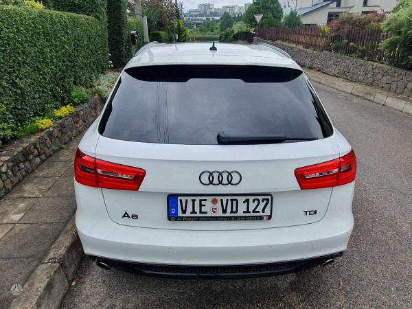 Balts Audi A6 2014 Viļņa, ar dzinēja tilpumu 2.97 L un nobraukumu 304 tūkst. km par 12300 €, foto 9 vietnē AUTOMOTO.COM.LV