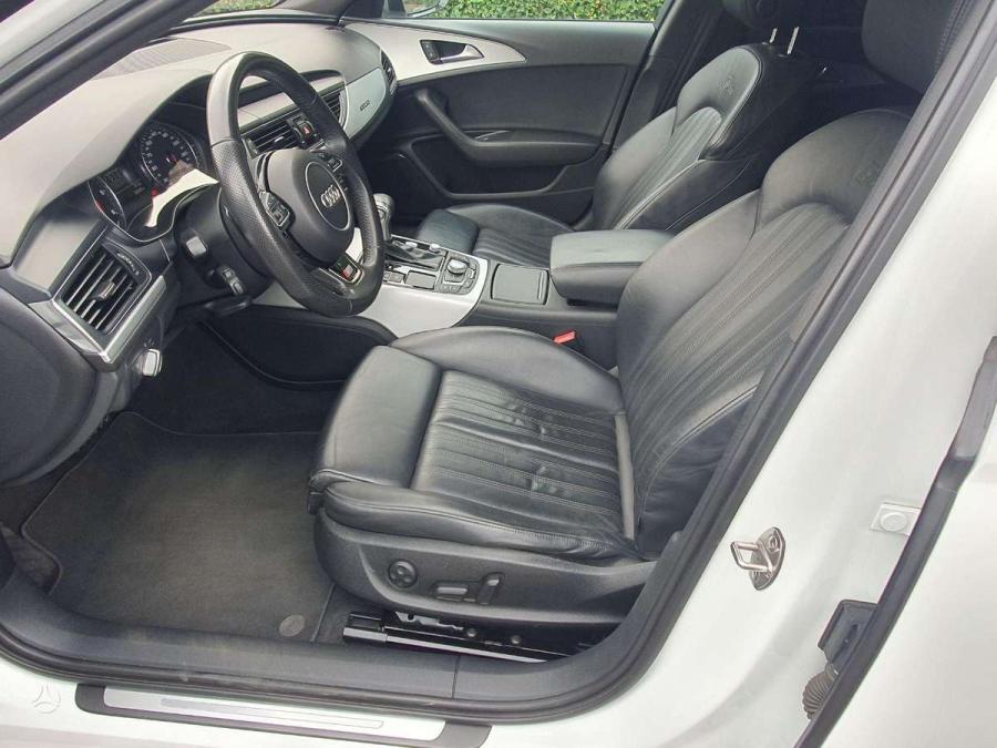 Balts Audi A6 2014 Viļņa, ar dzinēja tilpumu 2.97 L un nobraukumu 304 tūkst. km par 12300 €, foto 19 vietnē AUTOMOTO.COM.LV
