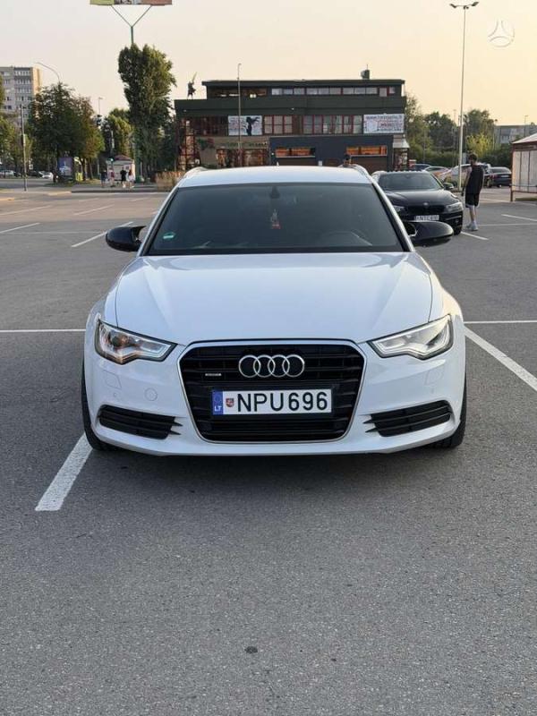 White Audi A6 2014 in Kaunas, with an engine capacity of 2.97 L and mileage of 287 thousand km for 11200 €, photo 2 on AUTOMOTO.COM.LV